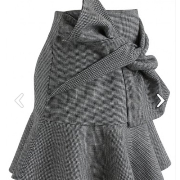 Chicwish | Skirts | Frill Hem Skirt | Poshmark